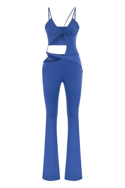JENDUE Cielo Cut-out Jumpsuit - Jacaranda
