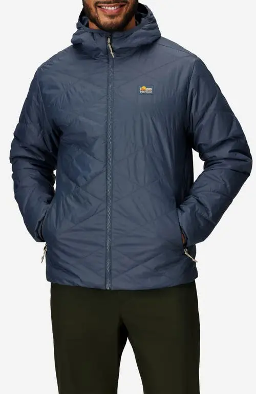 MARMOT Onward Water Repellent Insulated Hooded Jacket - Thunderhead