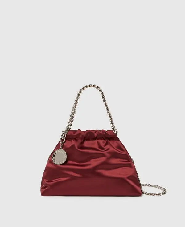 Stella McCartney Falabella Satin Drawstring Crossbody Bag - Shiraz