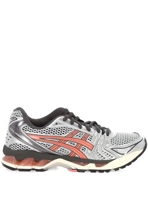 Asics Breathable Sneakers - White/papaya
