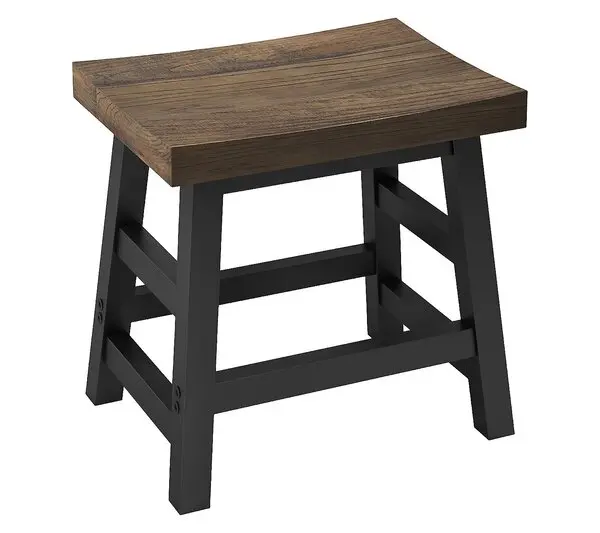 ALATERRE FURNITURE Pomona Rustic Industrial Bar Stool