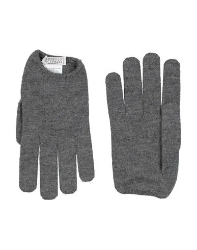 Brunello Cucinelli Knitted Gloves - Grey