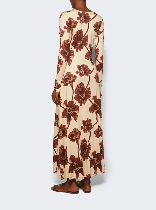 Johanna Ortiz Alma Bordada Ankle Dress - Multi