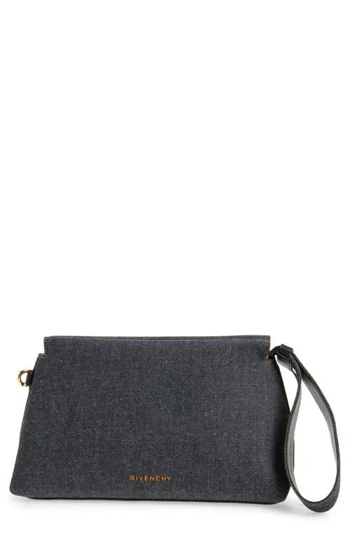 Givenchy Day Denim Pouch - Indigo Blue