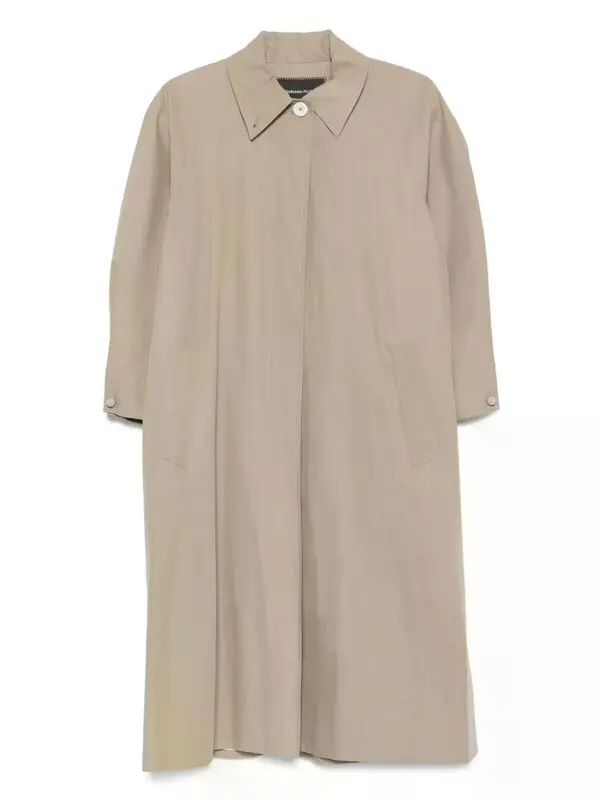 Fabiana Filippi Button-fastening Raglan-sleeve Coat