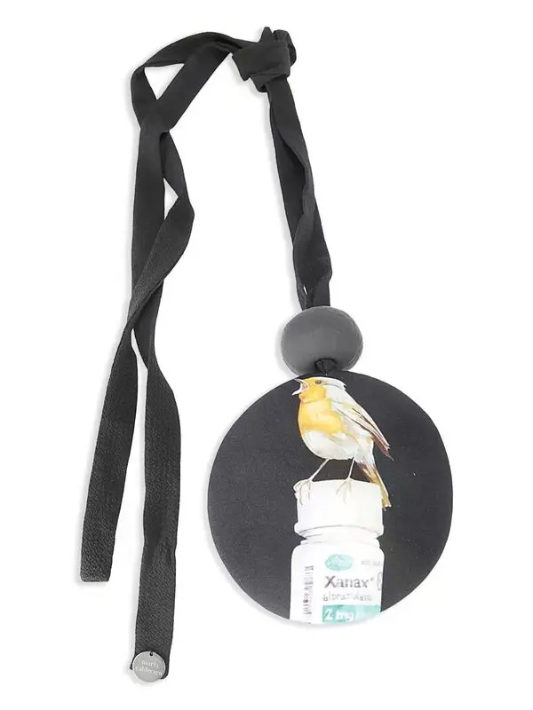 MARIA CALDERARA Pendant Necklace - Black