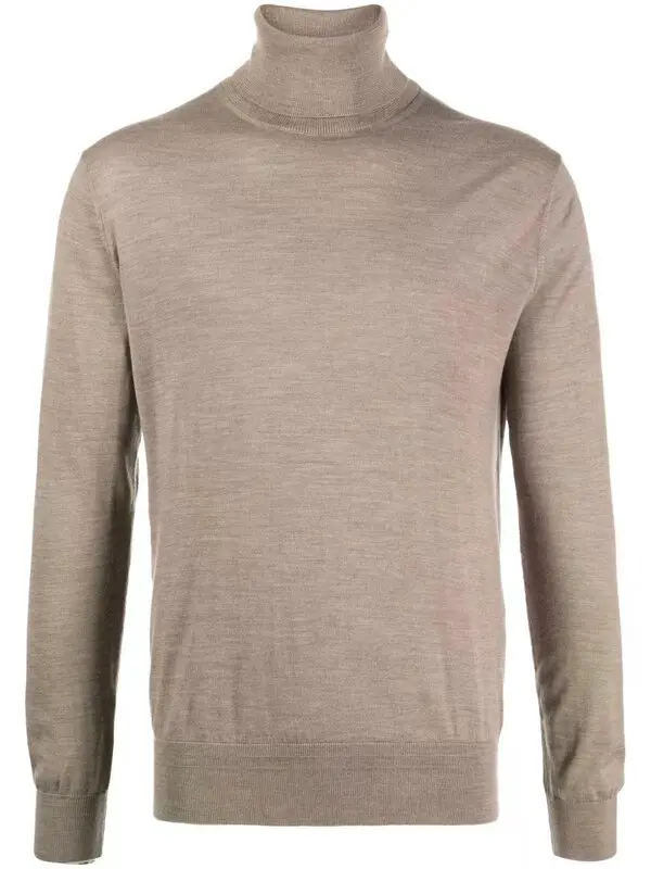 Luciano Barbera Roll-neck Wool Jumper