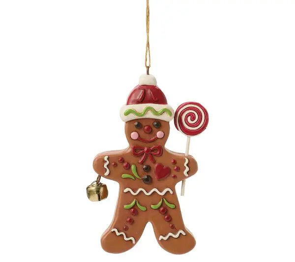 JIM SHORE Heartwood Creek Legend Of The Gingerb Read Orn 4