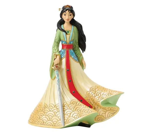 JIM SHORE Disney Traditions Princess Mulan Delu Xe Fig 15in H