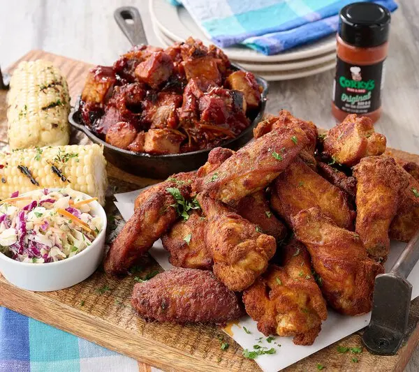 CORKY'S A-d Bbq 6lb Wings & Burnt Ends Combo Auto-delivery