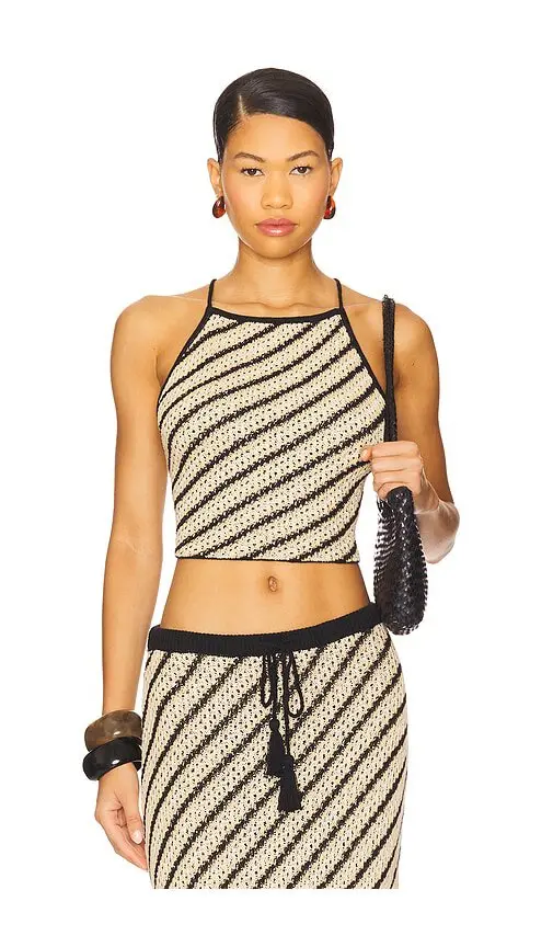 L*Space La Bianca Crochet Top