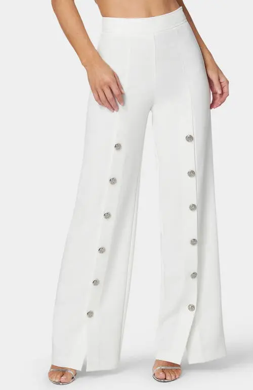 Bebe High-waist Wide-leg Pants