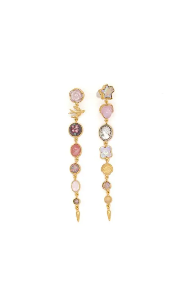 Grainne Morton 18k Gold-plated Silver Drop Earrings