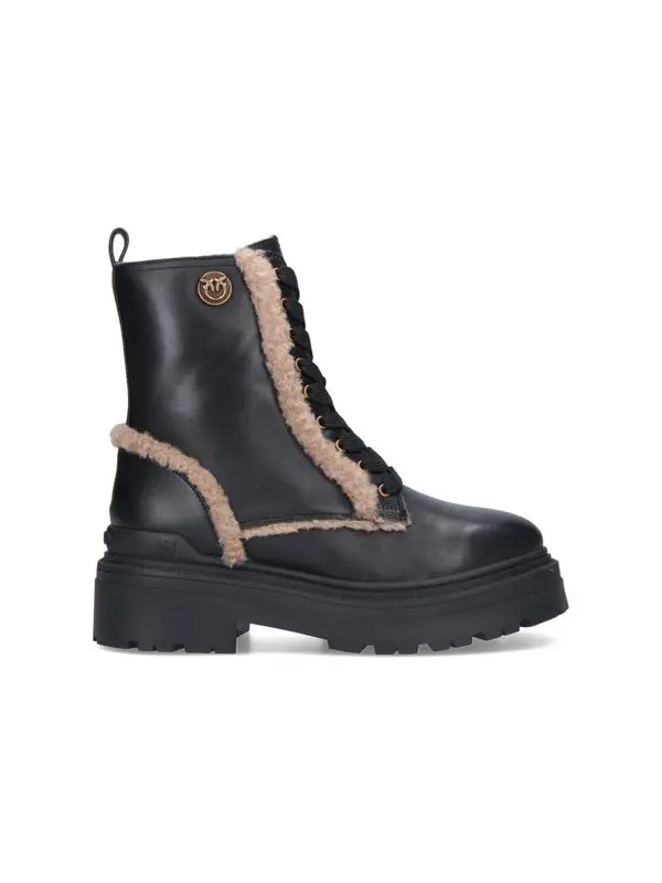Pinko Lace-up Boots