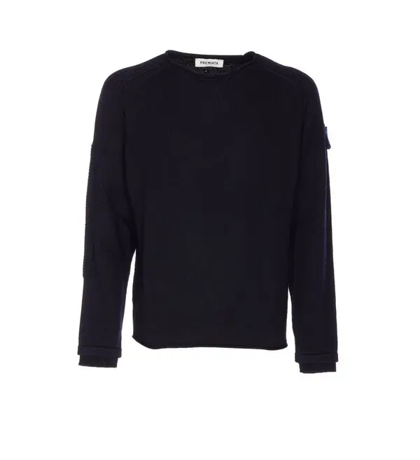Premiata Crewneck Wool Sweater - Blue