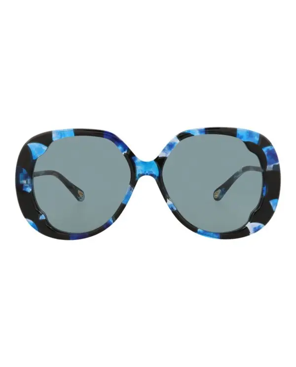 Chloé Round Frame Recycled Acetate Sunglasses