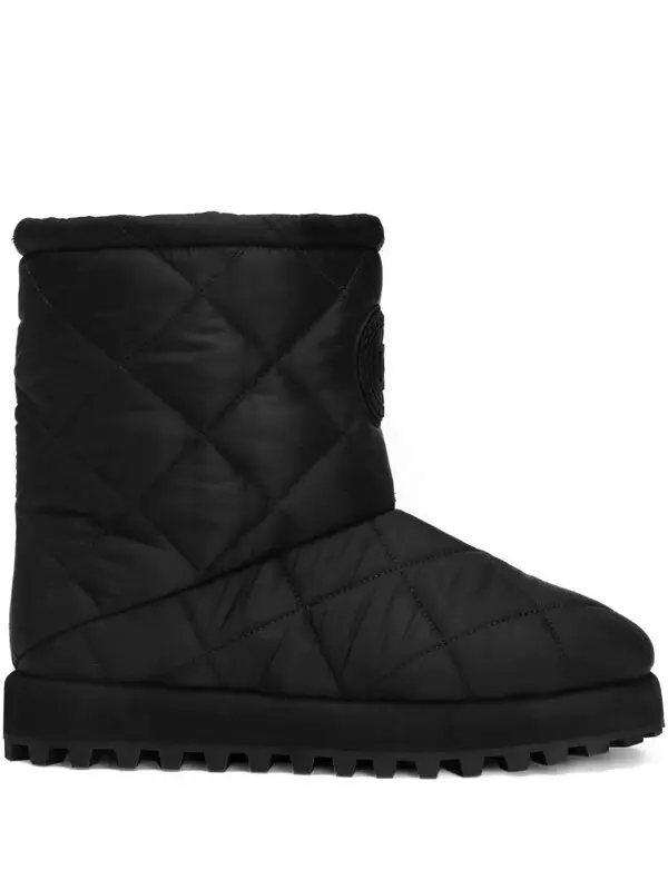 Dolce & Gabbana Quilted Ankle Boots
