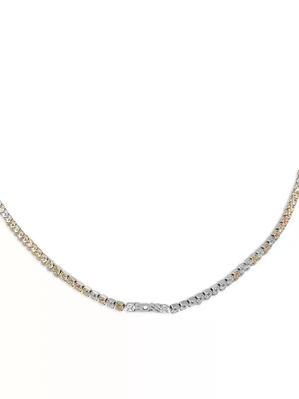 Hugo Boss Crystal-embellished Necklace - Silver
