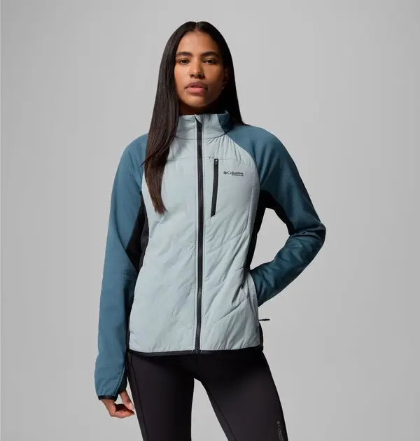 Columbia Arctic Crest™ Hybrid Full Zip Jacket - Crushed Blue, Everblue, Black