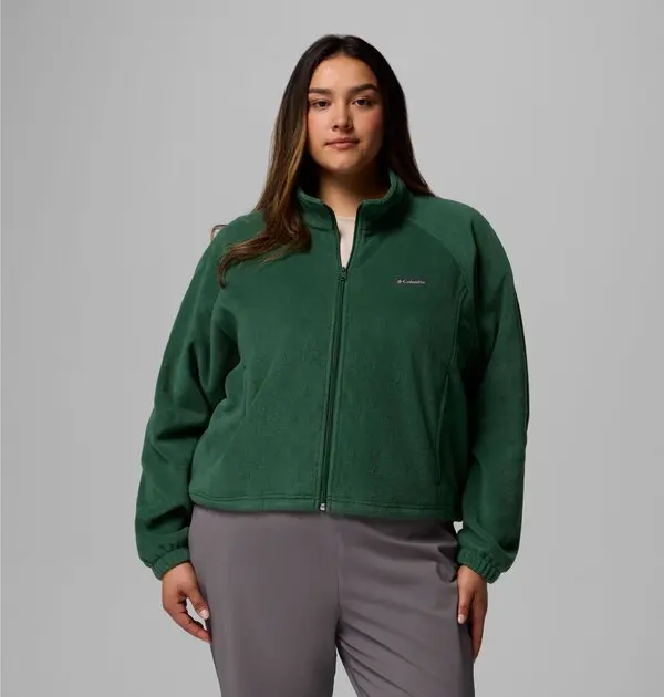 Columbia Relaxed Full Zip Fleece Jacket - Rain Forest