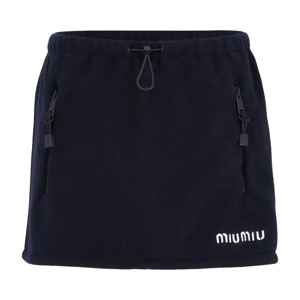 Miu Miu Pile Gonna Skirt