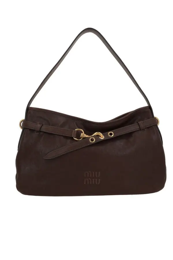Miu Miu Nappa Leather Shoulder Bag
