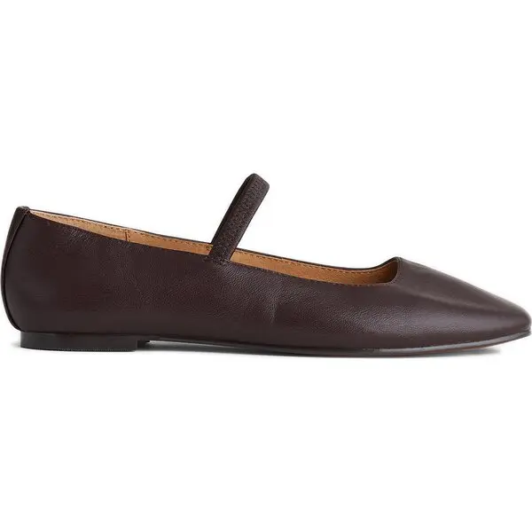 Madewell Greta Mary Jane Flat - Coffee Bean