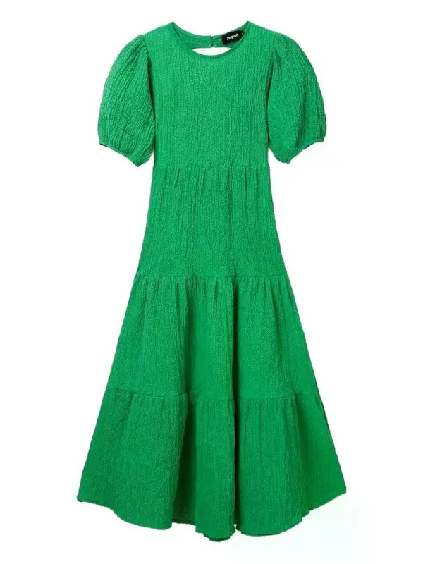 Desigual Short-sleeve Tiered Midi Dress