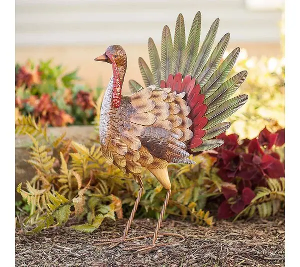 EVERGREEN Metal Tom The Turkey Statue