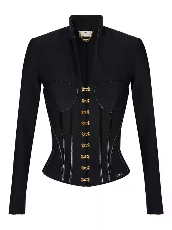 Elisabetta Franchi Corset Detailed Jacket