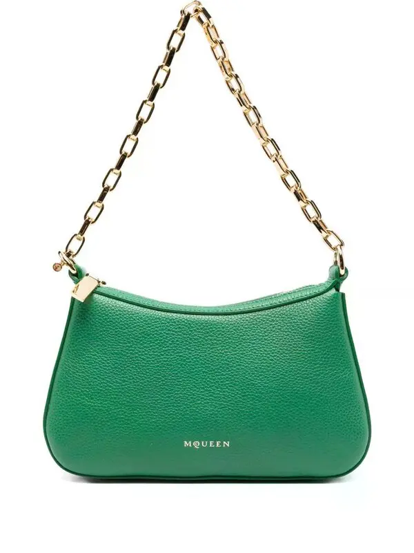 Alexander McQueen T-bar Chain-strap Leather Tote Bag