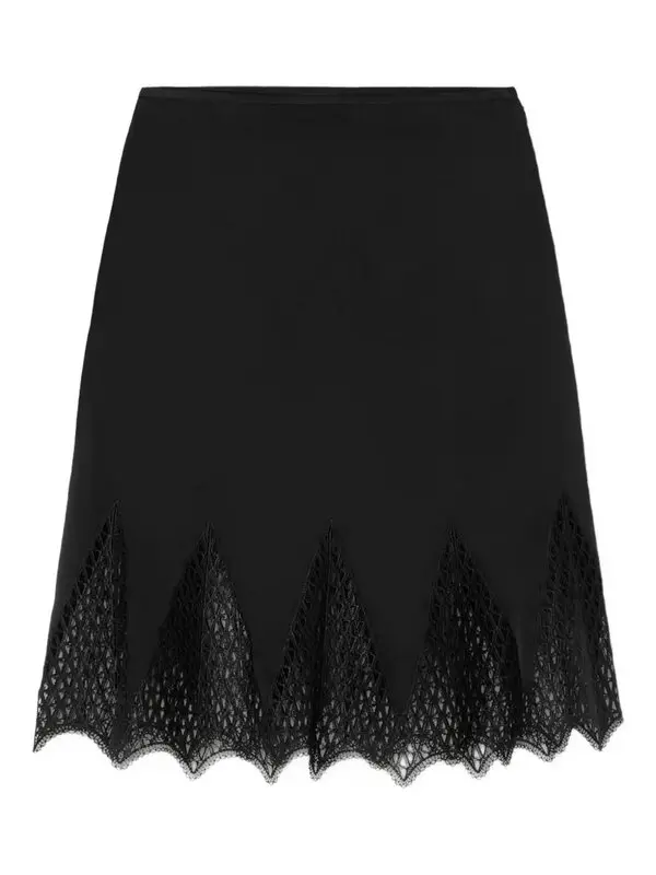 Versace Lace-trim Midi Skirt