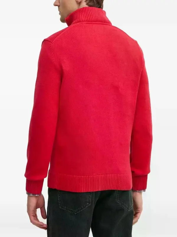 Gant Half-zip High-neck Sweater