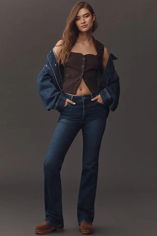 FRAME The Reboot High-rise Bootleg Jeans