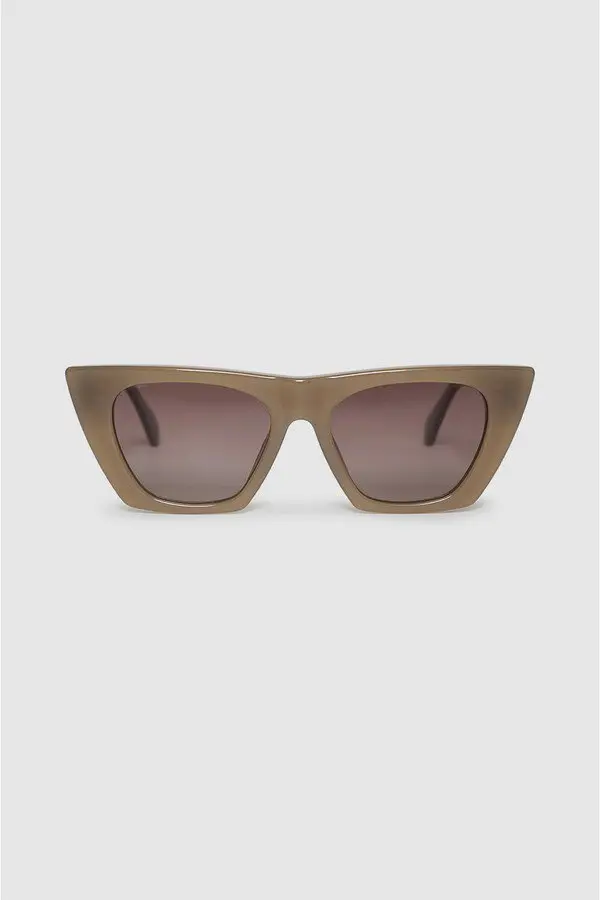 ANINE BING Paris Sunglasses - Olive