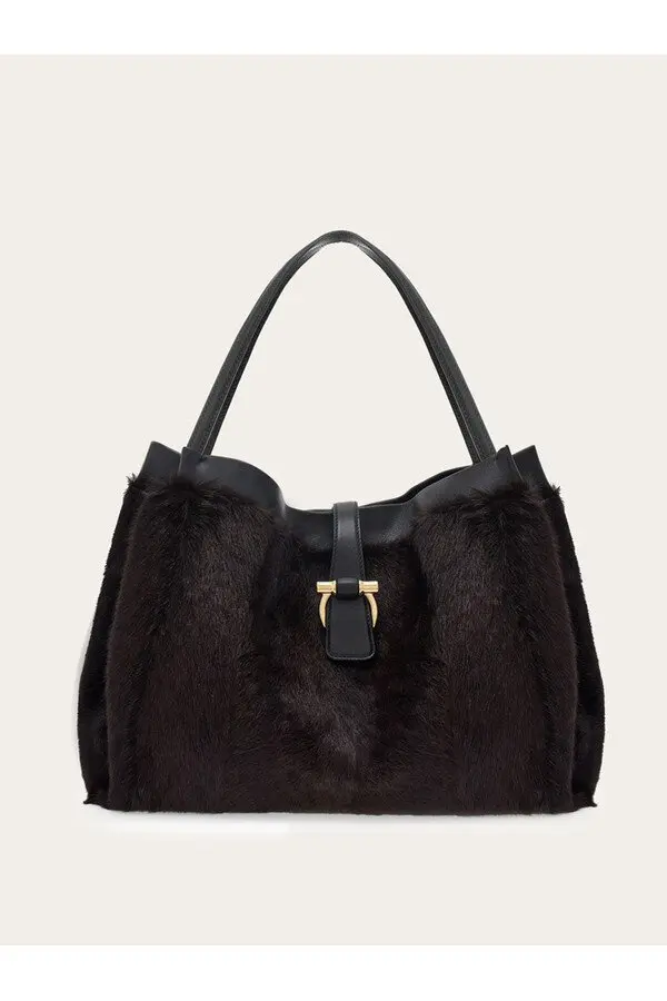 FERRAGAMO Tote Bag - Natural