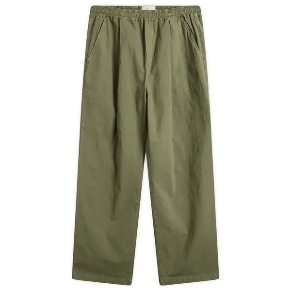 Folk Drawcord Loose Trouser - Light Olive Ripstop