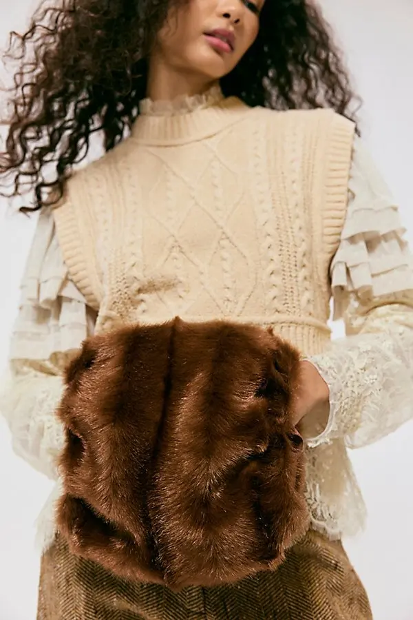 Anna Sui Faux Fur Muff