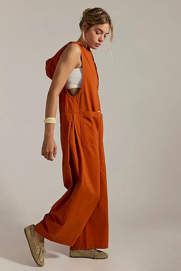 Free People We The Free Poppi Coverall - Myrrh