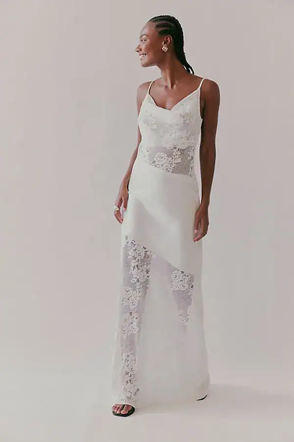Ila Brittany Maxi Dress In White - 60% Off | Editorialist