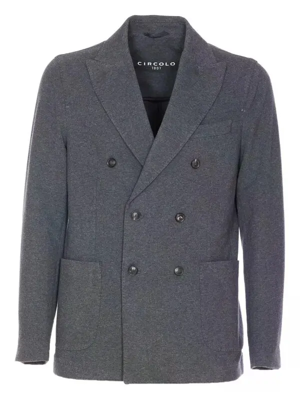 CIRCOLO 1901 Double-breasted Blazer - Grey