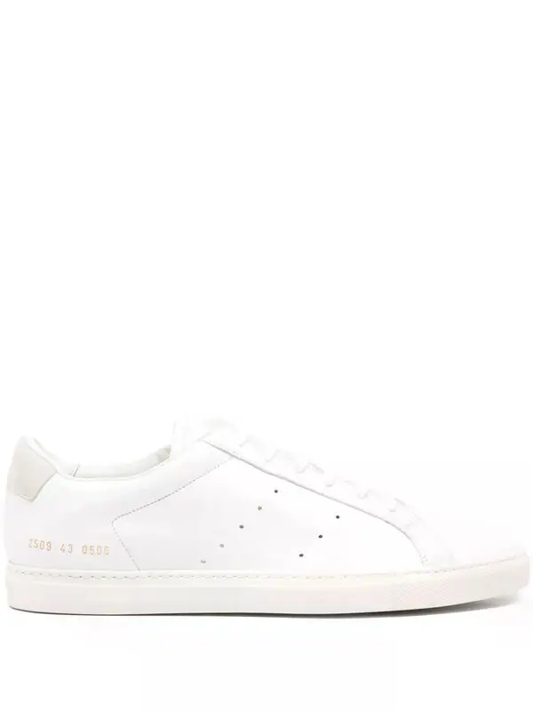COMMON PROJECTS Leather Suede Sneakers - White
