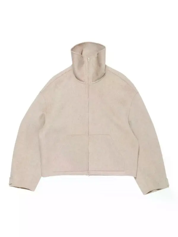 Acne Studios Cropped High-neck Jacket - Neutrals
