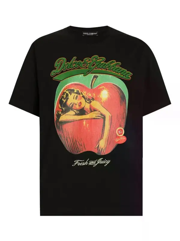 Dolce & Gabbana Apple Print T-shirt