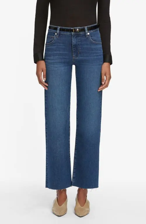 FRAME The Mellow Ankle Straight Leg Jeans - Elixir Raw After