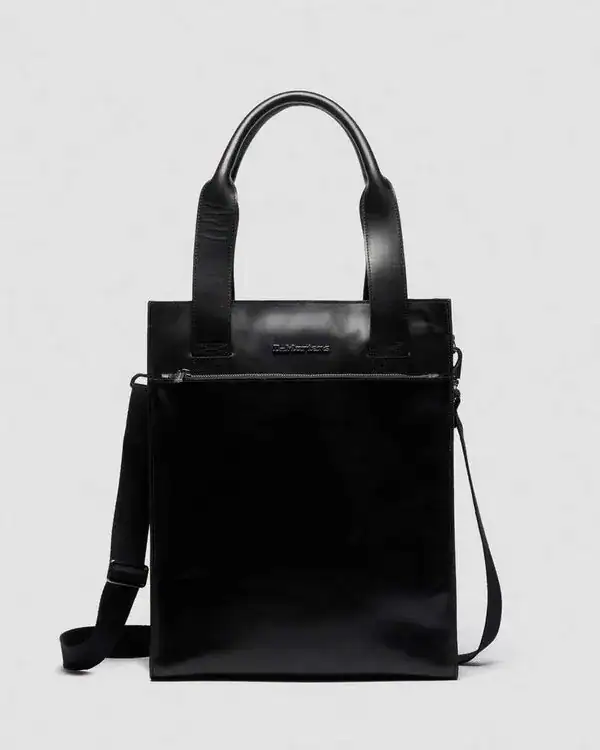 Dr. Martens Love My Docs Leather Tote Bag - Black | Editorialist