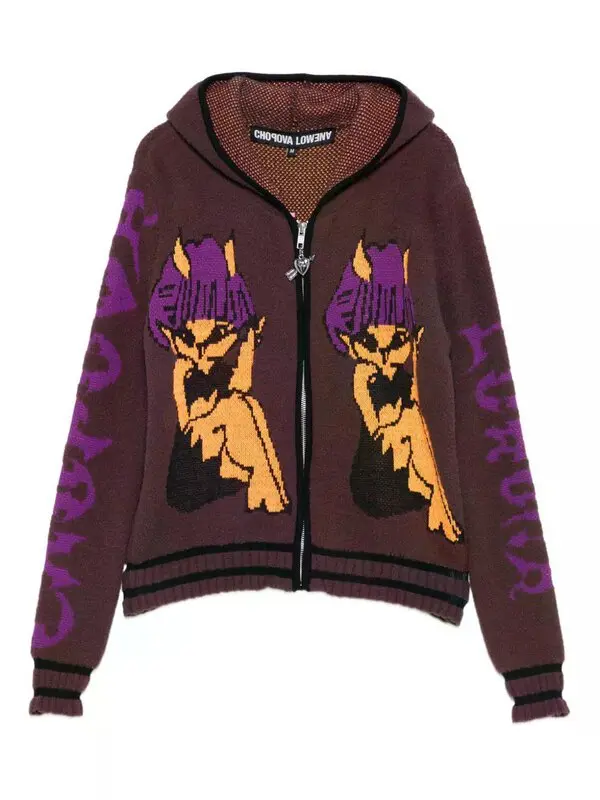 CHOPOVA LOWENA Tammie Jo Hooded Cardigan