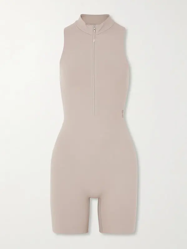 On Gloria Recycled-jersey Bodysuit - Brown