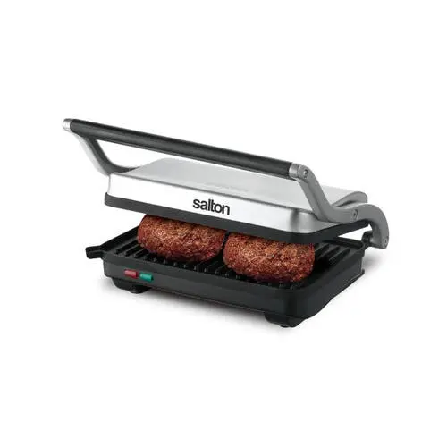 SALTON Stainless Steel Panini Grill