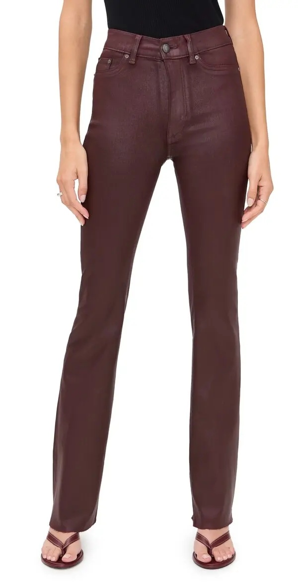 DL1961 Bridget Bootcut Instasculpt Coated Jeans